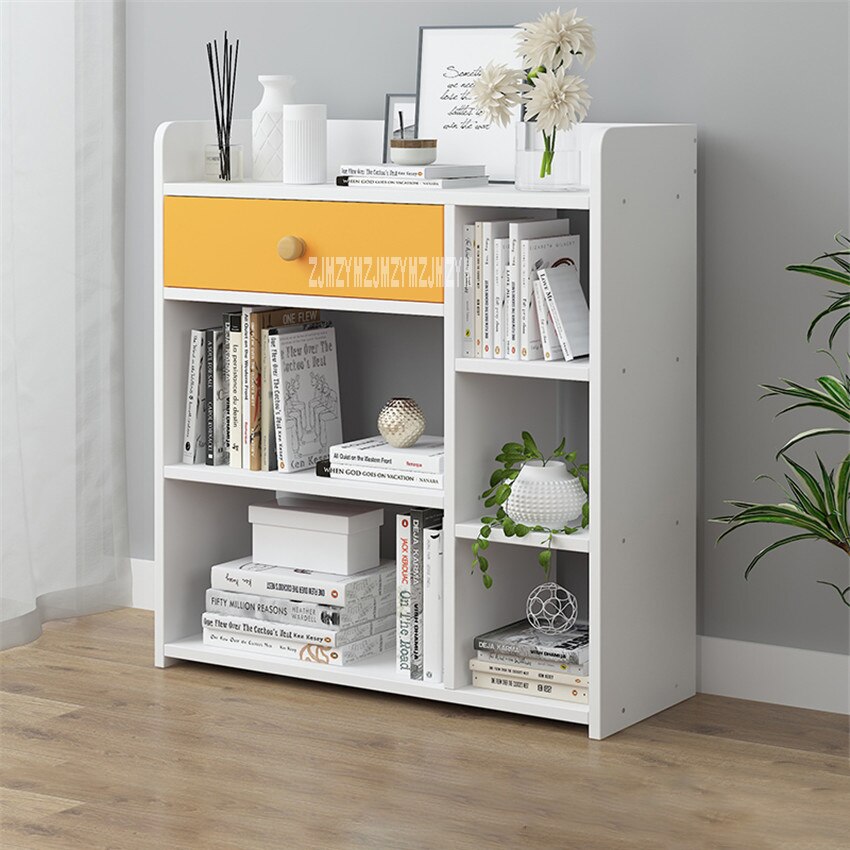 D4417 Modern Simple Bookshelf Multifunctional Bedr... – Grandado