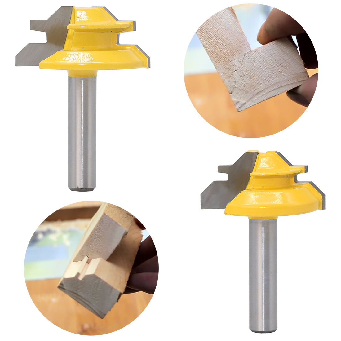 8mm Drilling Milling 45 Degree Lock Miter Router B... – Grandado