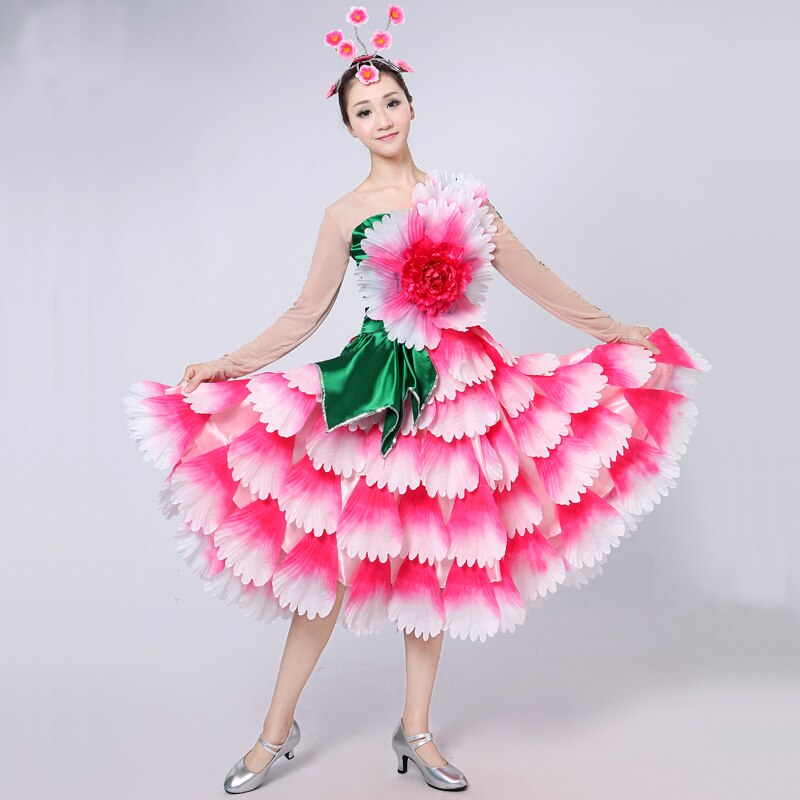 360 Degree Female Opening Dance Dress Flamenco Ski... – Vicedeal