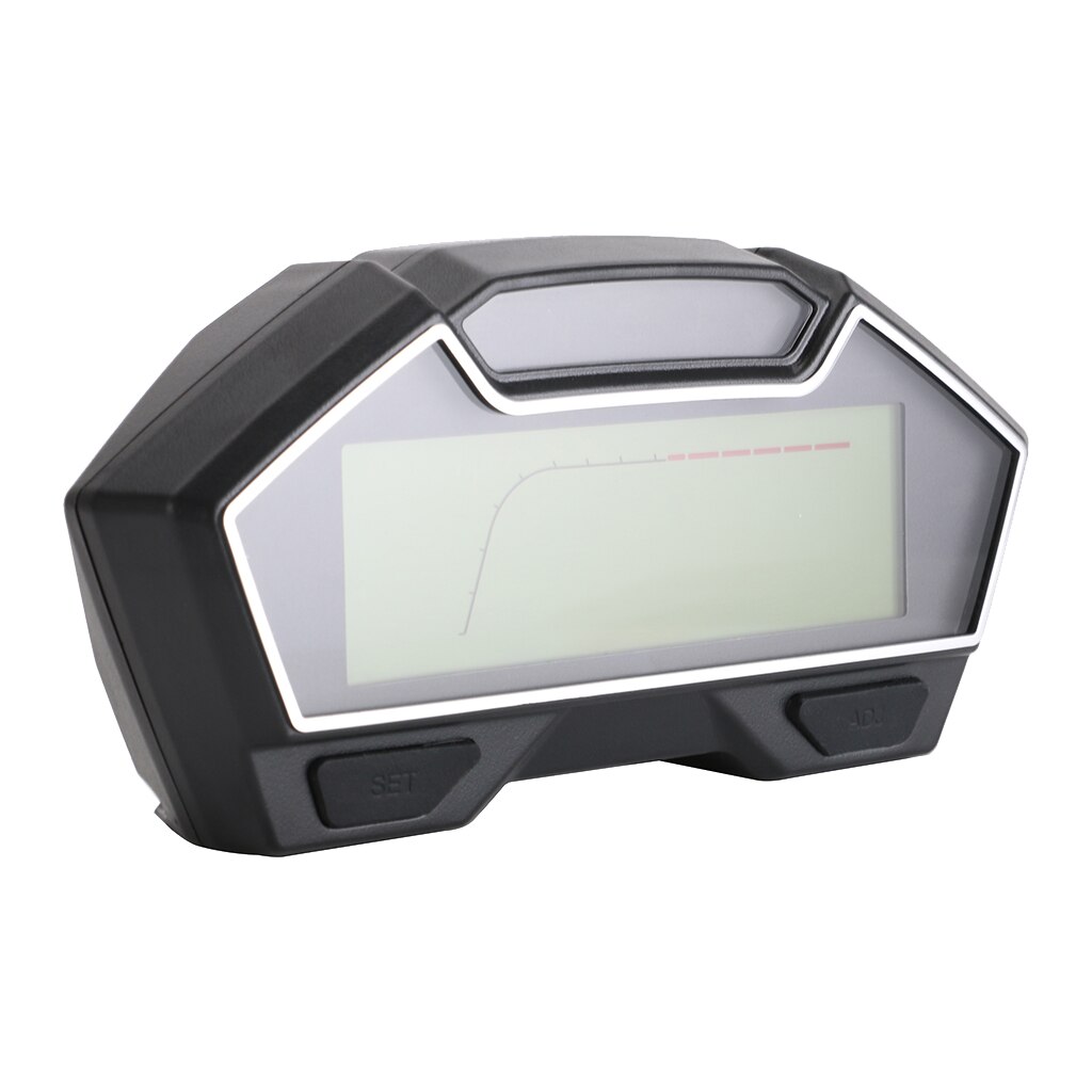 LCD Motorcycle Speedometer Odometer Tachometer RPM... – Vicedeal