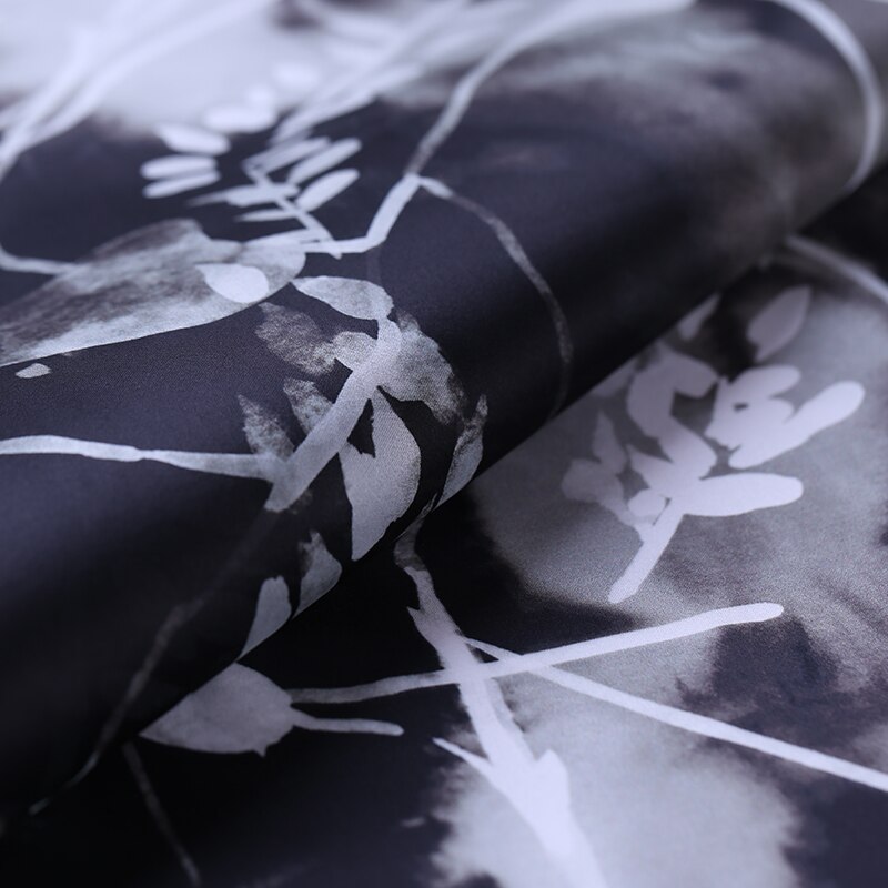 Digitalt tryk silke organza satin stof per meter 1... – Vicedeal