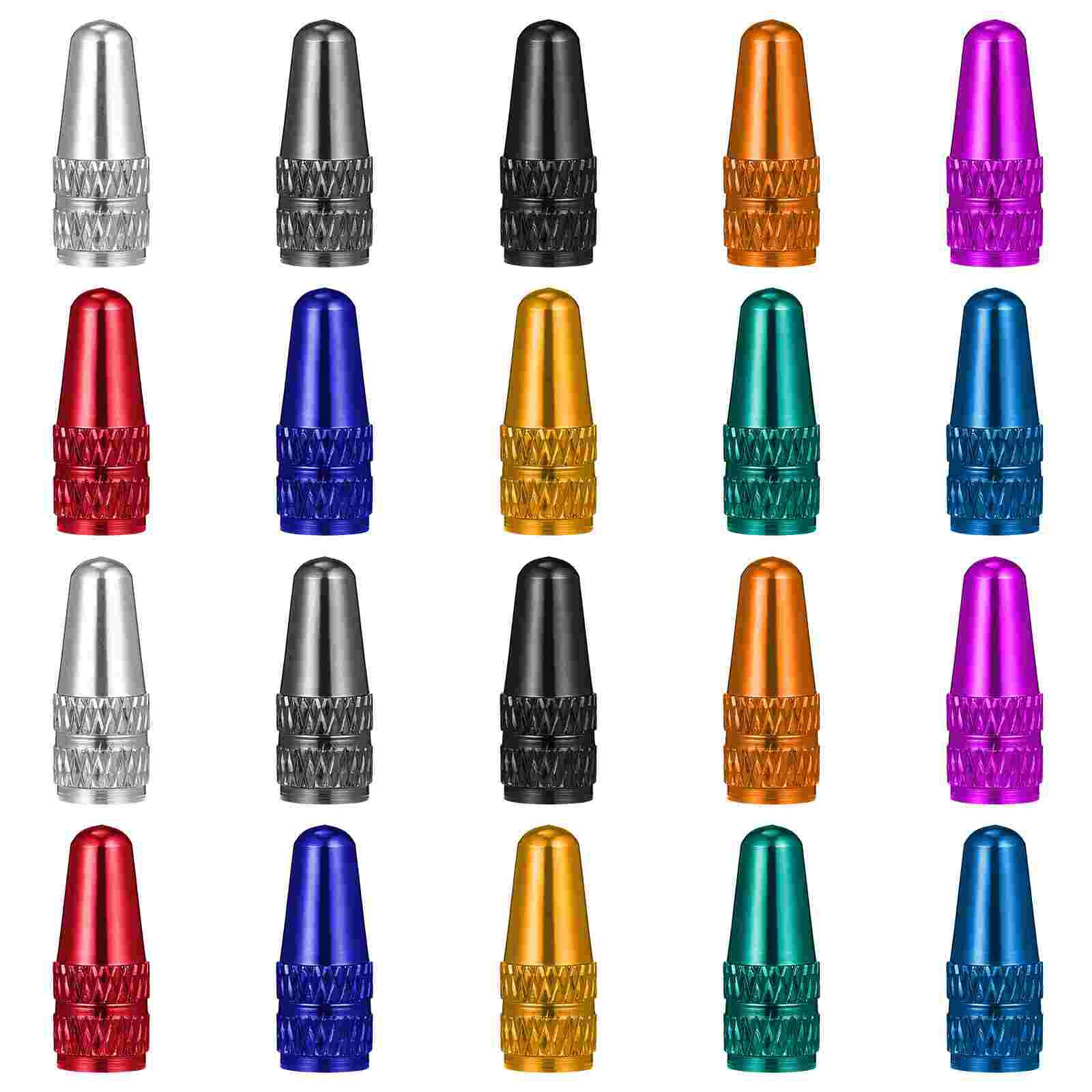 20pcs Anodized Aluminum Alloy Presta Caps Tire Cap... – Grandado