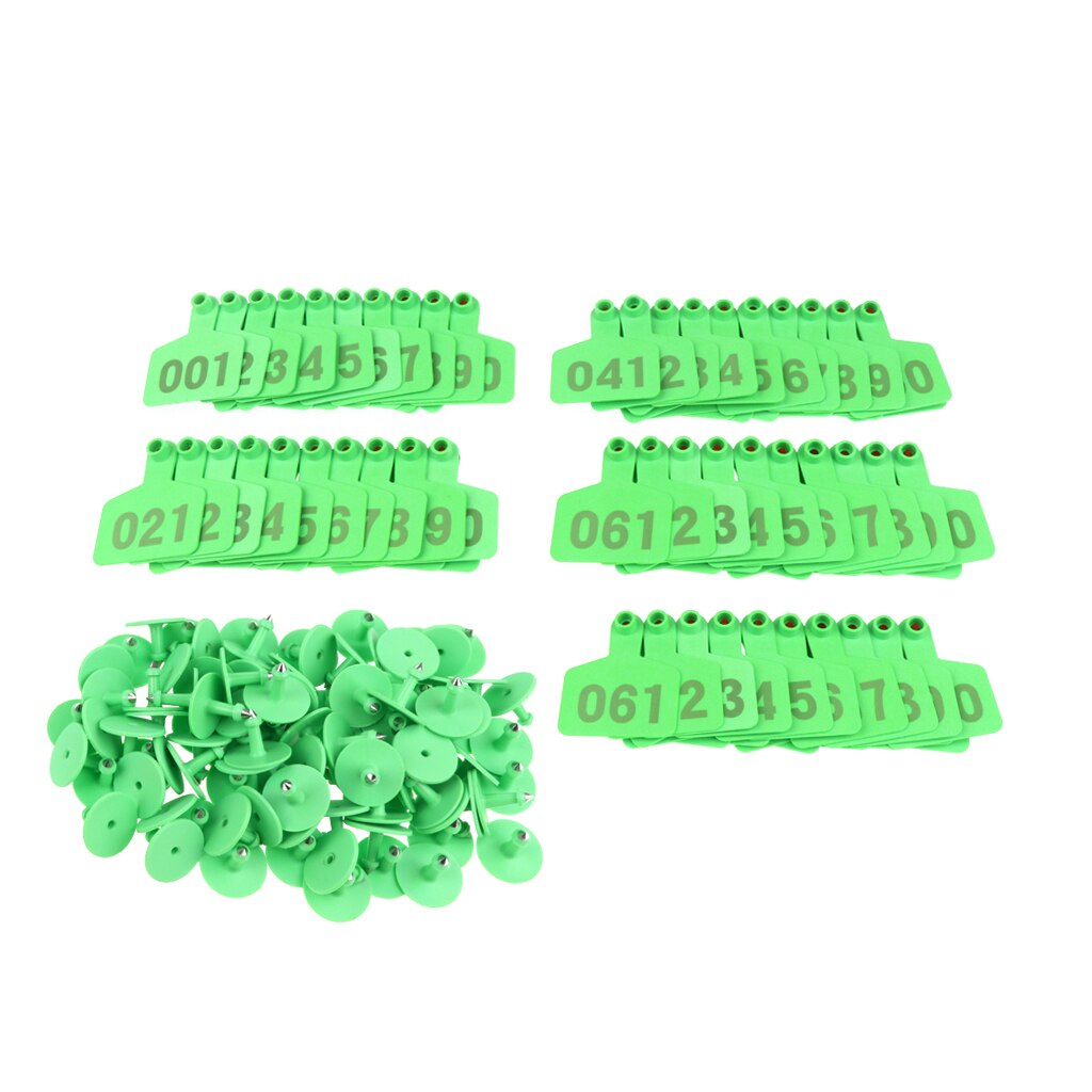 100 PCS Ear Tags, Pig Cows Livestock Ear Tag Marke... – Grandado