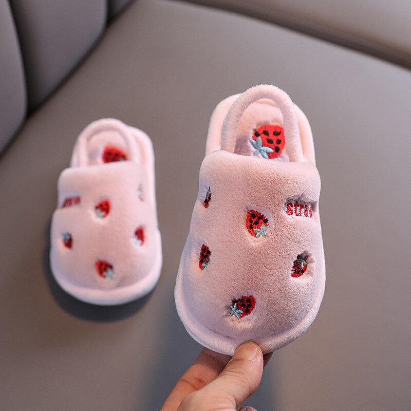 Winter Cute Slippers Kids Toddler Girl Flip Flop B... – Grandado
