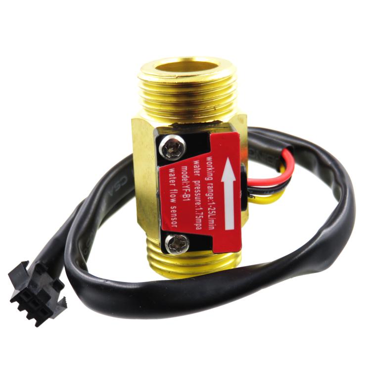 Water flow sensor 4 minute Hall flowmeter Full cop... – Grandado