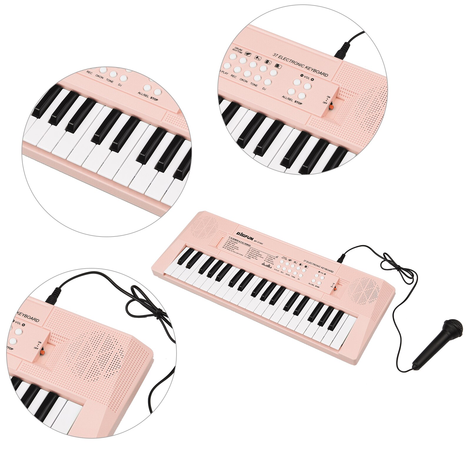 Elektronische Piano Met Toetsenbord 37-Key Elektro... – Grandado