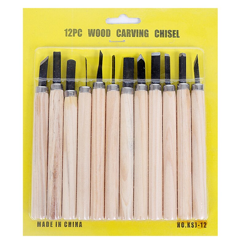 12pcs Wood Carving Tools Wooden Craft Plane Cerami... – Grandado
