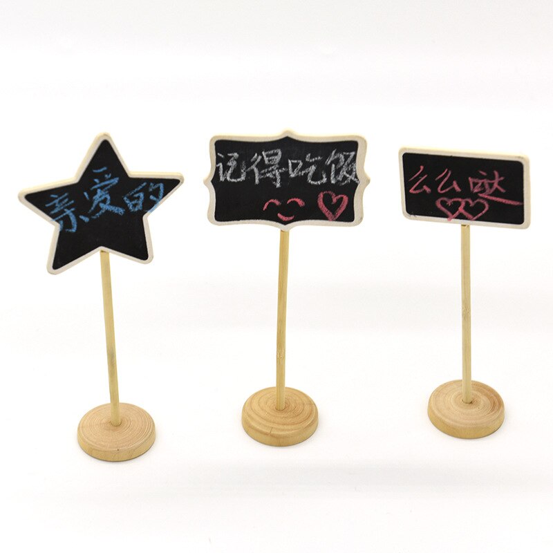7Pcs/Set Mini Small Wooden Chalk Blackboard Weddin... – Vicedeal