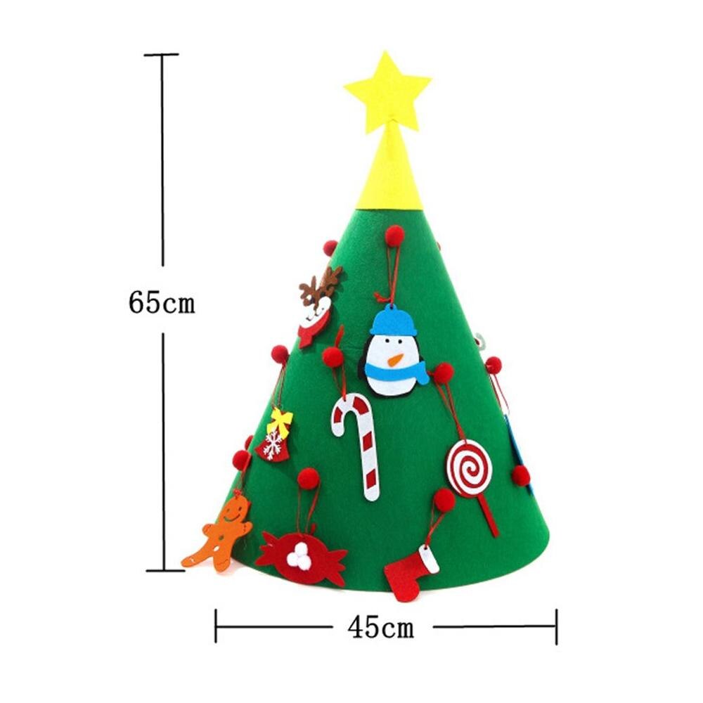 3D DIY Felt Artificial Tree Christmas Tree Year Ki... – Grandado