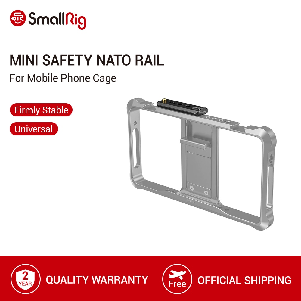 SmallRig Mini Safety NATO Rail for Mobile Phone Ca... – Grandado