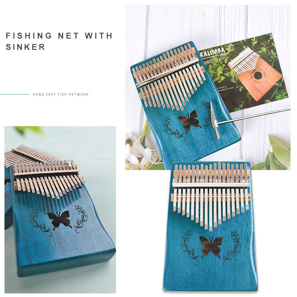 17 Keys Kalimba Percussion Musical Instrument Maho... – Vicedeal