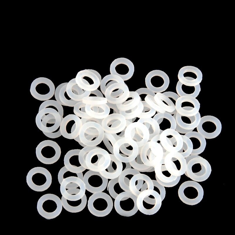 10Pcs White Food Grade Silicone Rubber O-Ring Seal... – Grandado