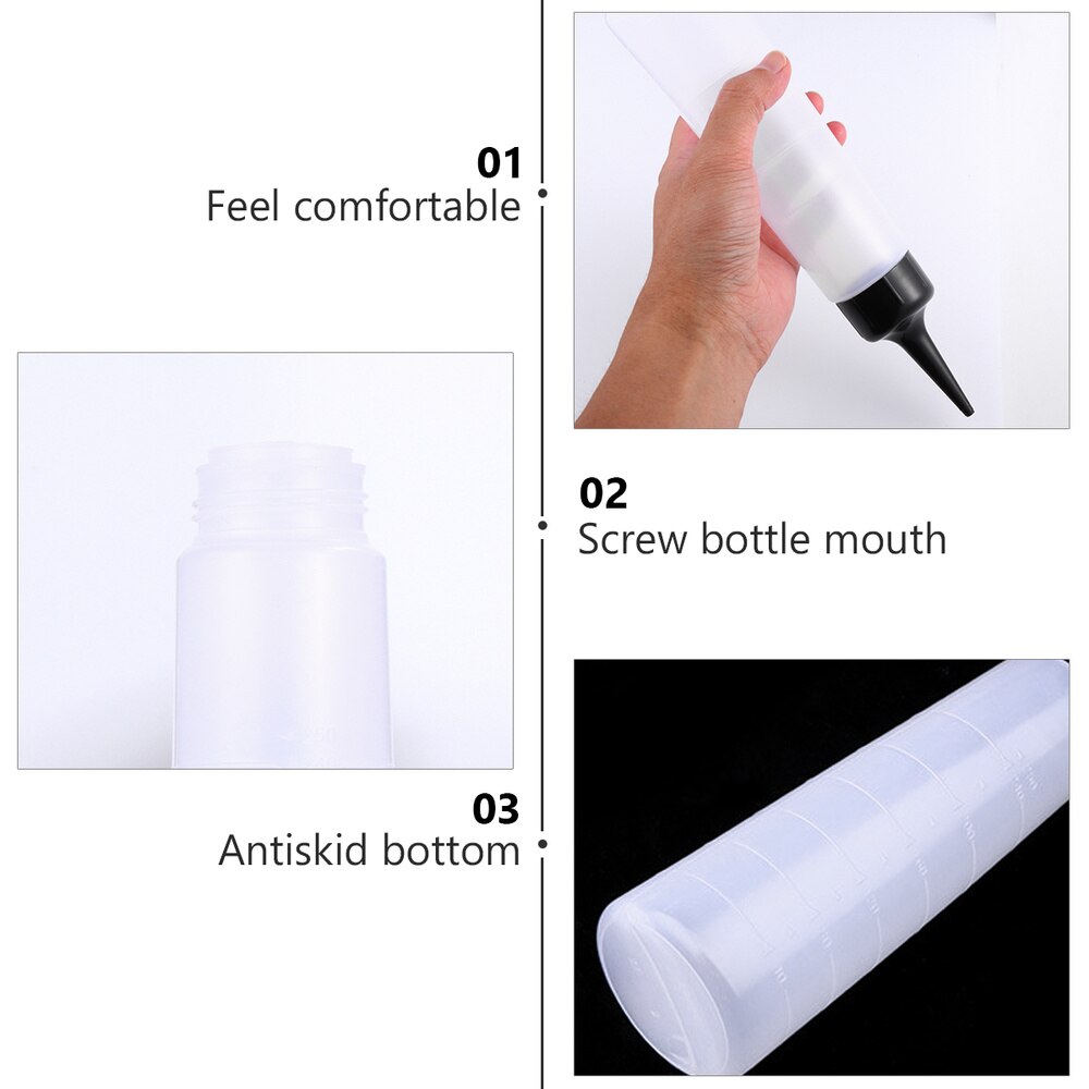 4pcs Hair Dye Bottles Hair Coloring Shampoo Bottle... – Vicedeal