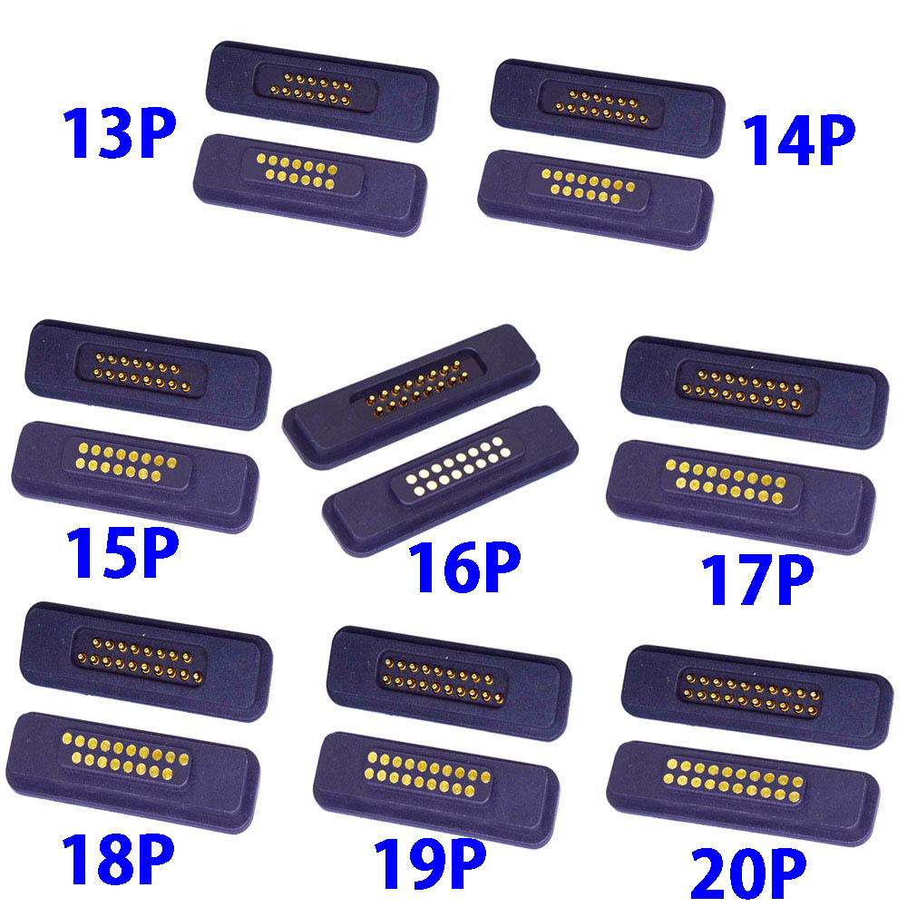 1Pairs 2A Waterproof 20 Pin DC Magnetic Pogo Pin C... – Grandado