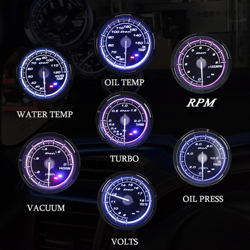 Def * C2 60 Mm Auto Gauge Turbo-Gauge Water Temper... – Grandado