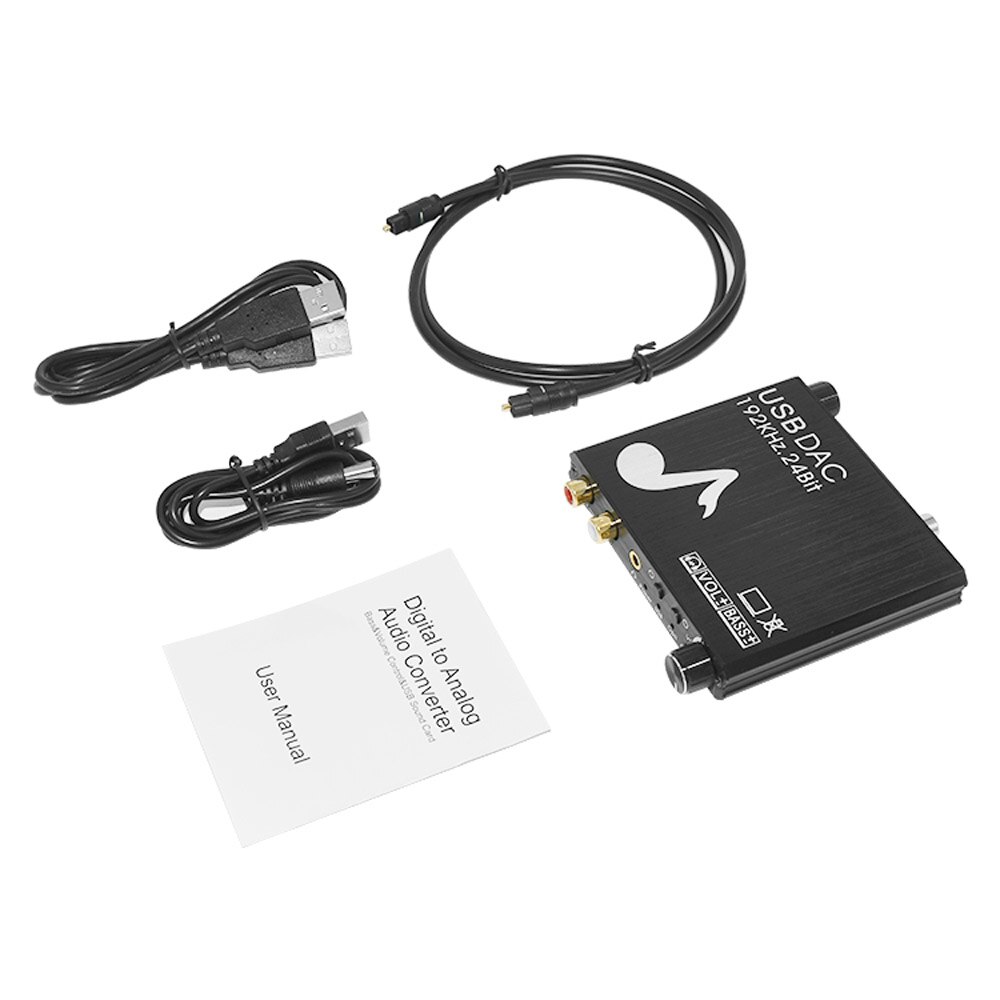 Usb dac 192 khz 24 bit digital til analog konverte... – Grandado
