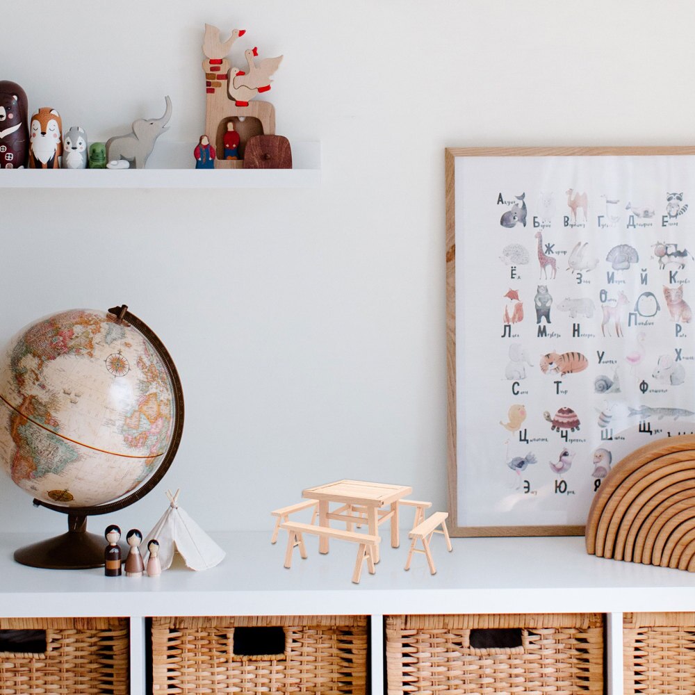 1 Set Assembly Toy Smooth Pretty DIY Wooden Assemb... – Grandado