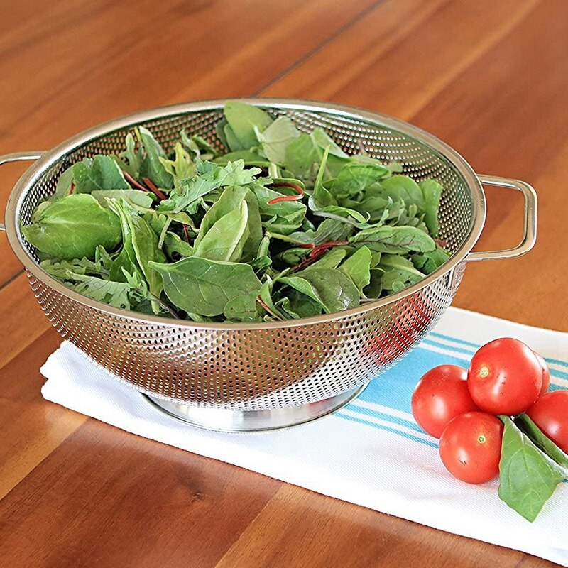 Colander Stainless Steel,Micro-Perforated Strainer... – Grandado