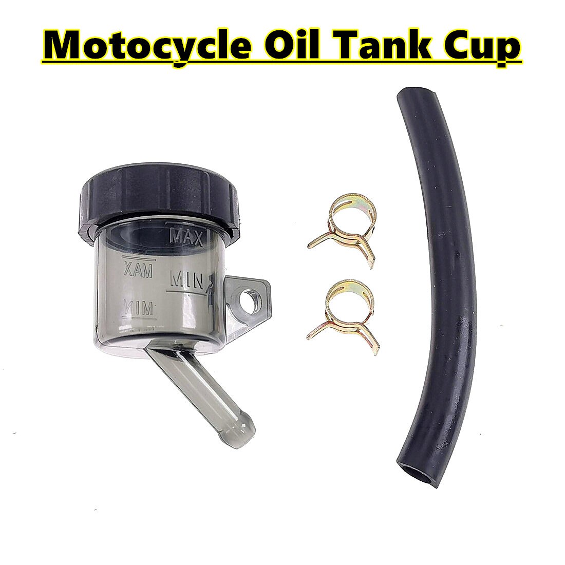 Motorcycle Brake Fluid Reservoir Rear Master Cylinder Tank Oil Cup with ...