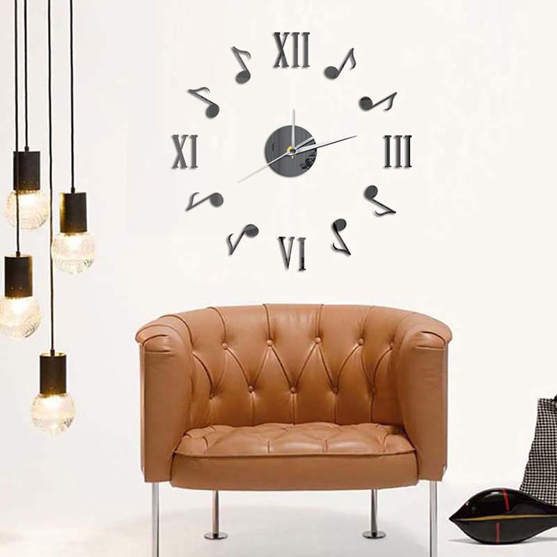 3D Big Acrylic Mirror Wall Clock DIY Quartz Watch ... – Vicedeal