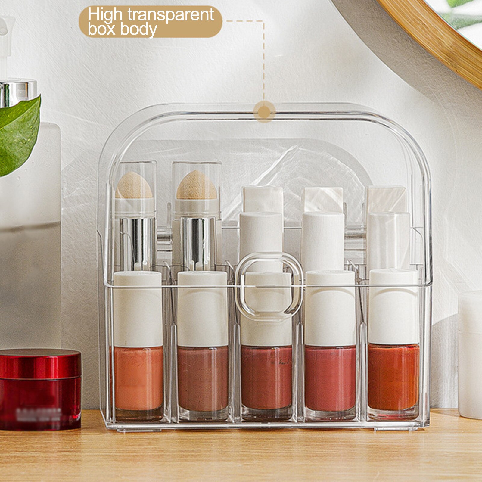 15 Grid Lipstick Box Acrylic Makeup Storage Box Du... – Grandado