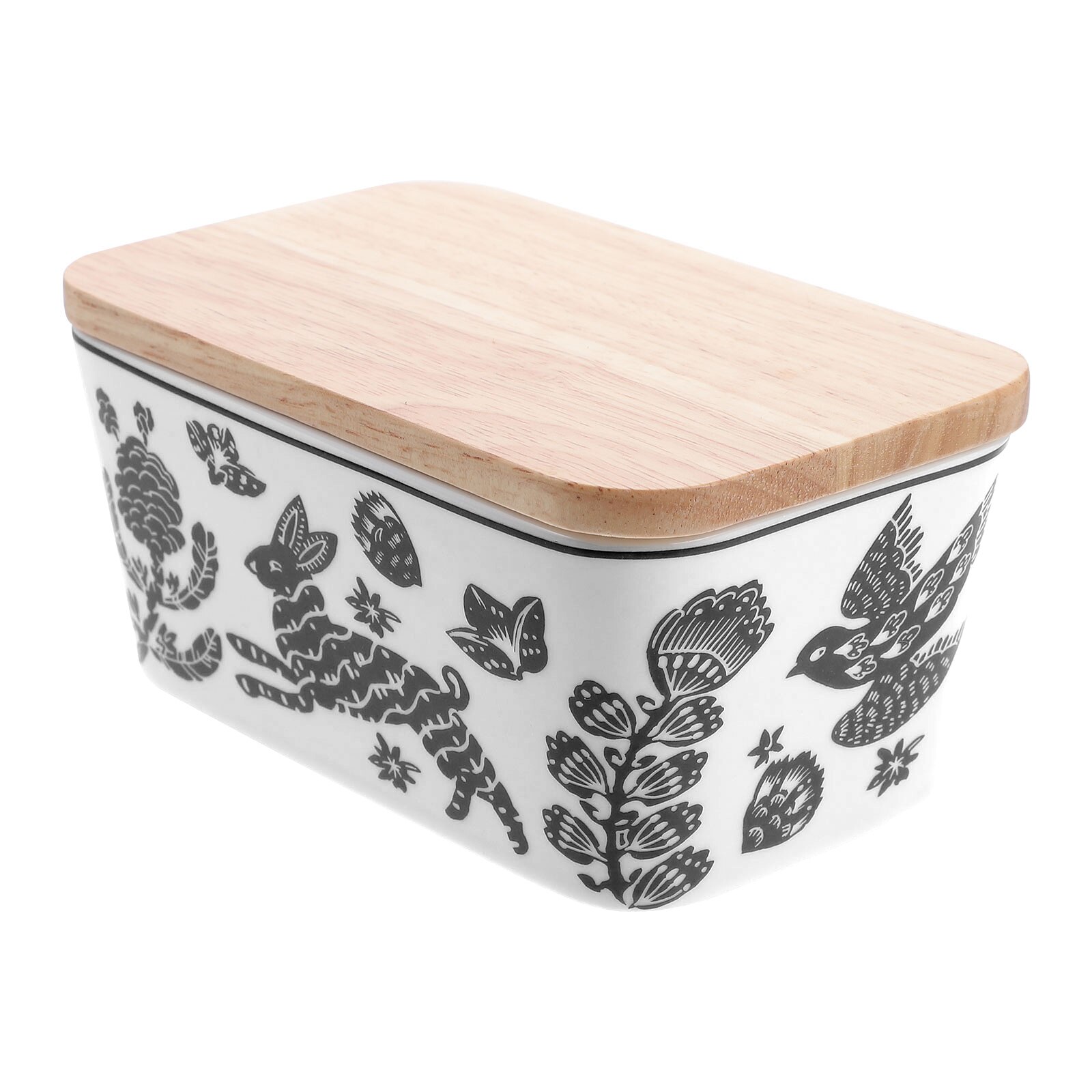 Butter Holder Rabbit Ceramic Butter Dish with Lid ... – Grandado