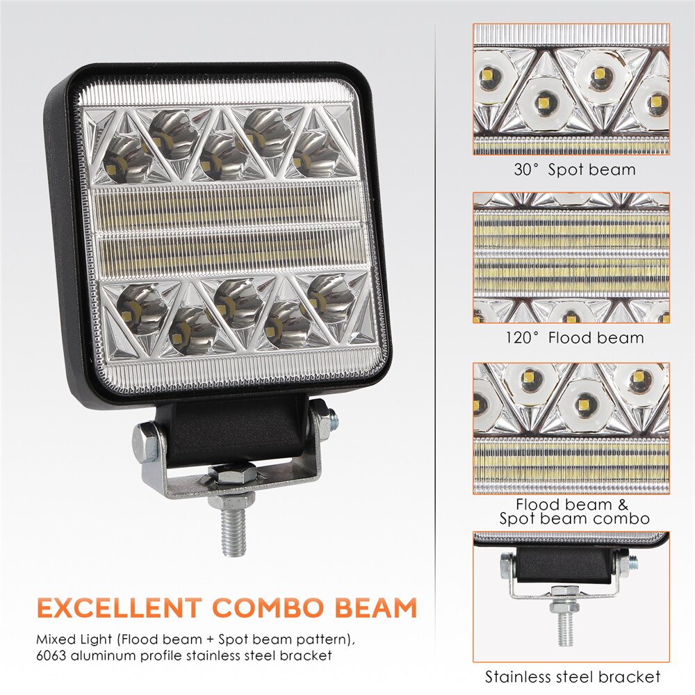 102W High Brightness Flood Light LED Truck Truck D... – Grandado