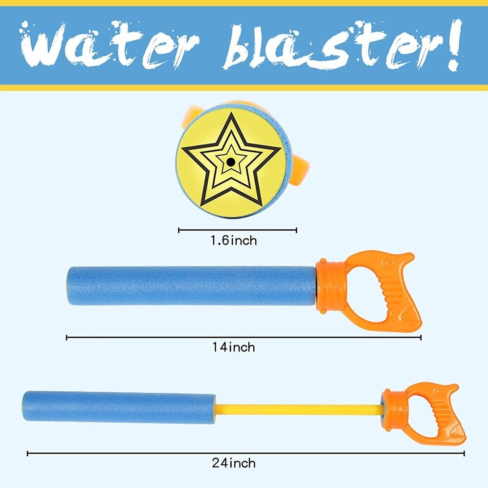 6 Stuks Foam Water Guns Set Voor Kinderen, water S... – Vicedeal