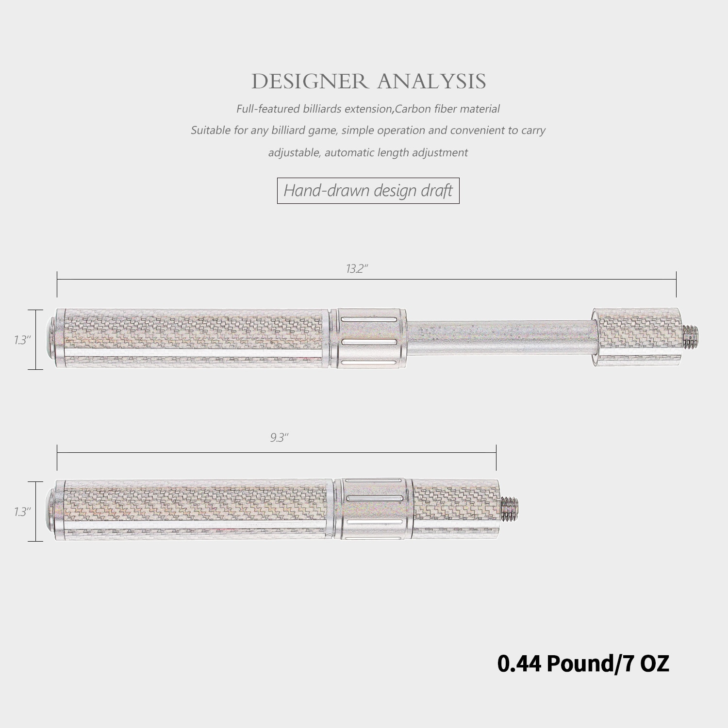 Billard Extendable Extension Adjustable Cue Extens... – Grandado