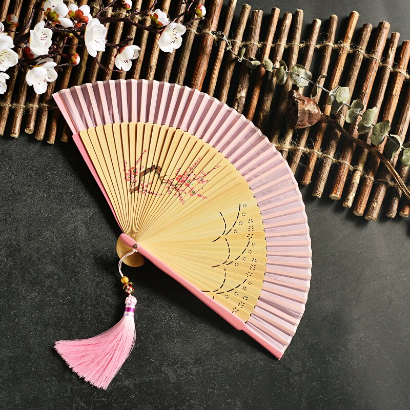 Classical Folding Fan Chinese Vintage Folding Bamb... – Grandado