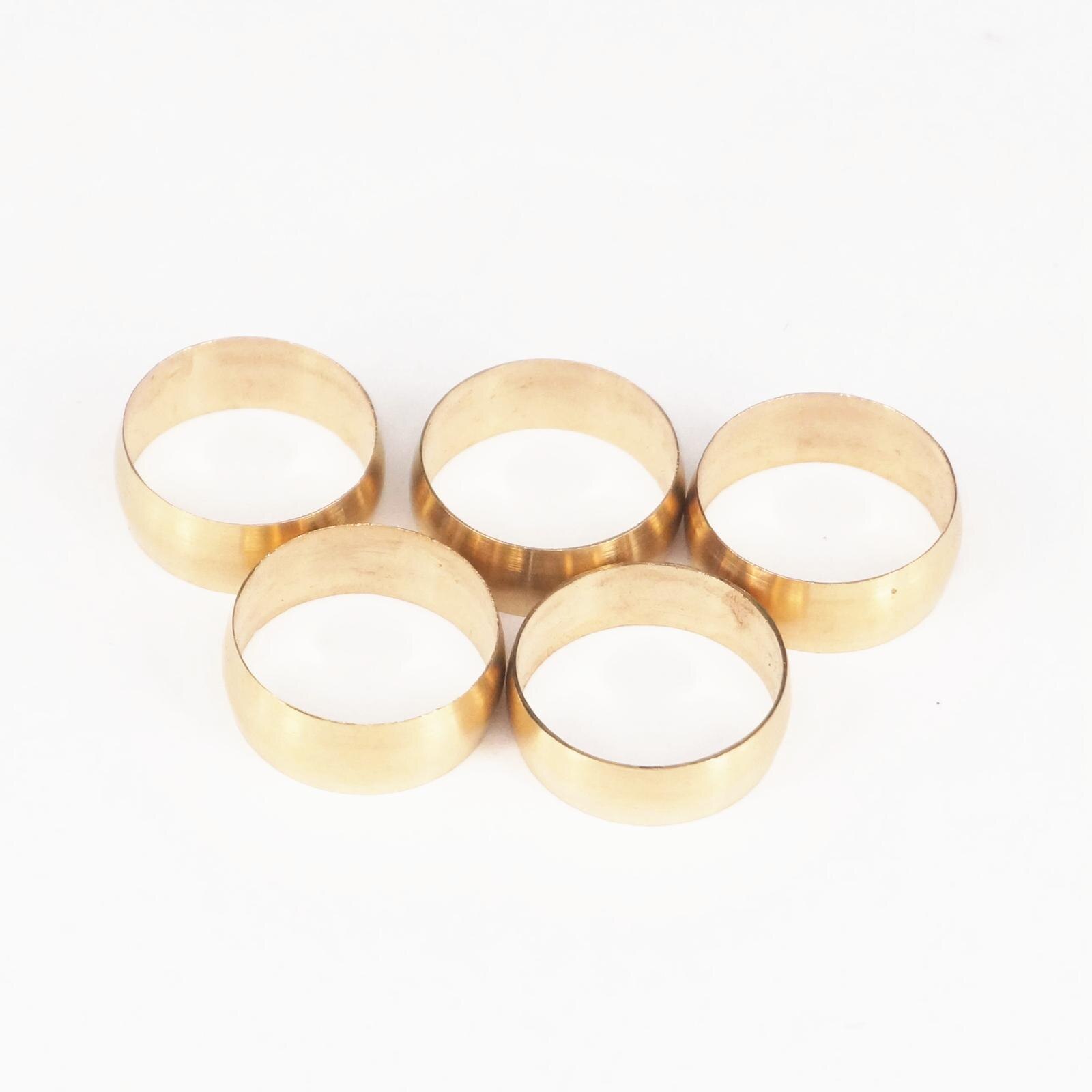 5pcs LOT 5 Brass Fit Compression Sleeve Fitting Sl... – Grandado