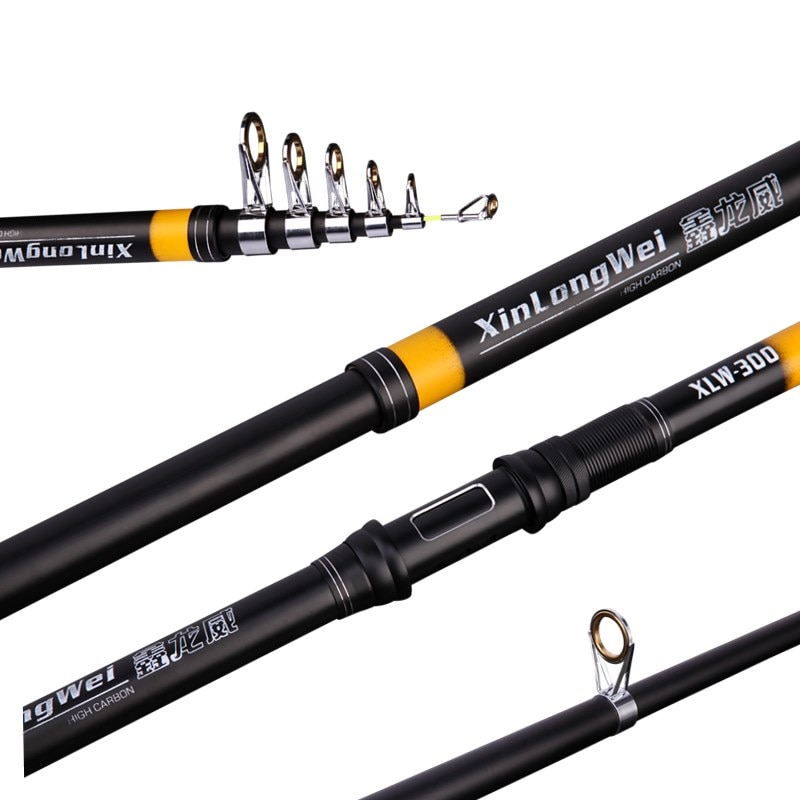 Super Hard Telescopic Lure Fishing Rod FRP Carbon ... – Grandado