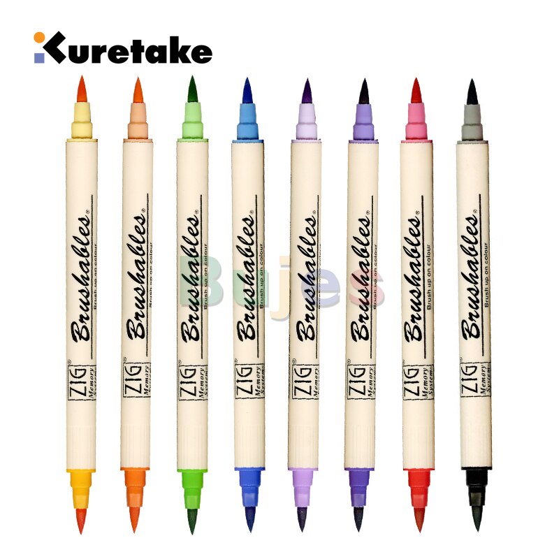 Kuretake ZIG Memory System Brushable,Twin-Tip Brus... – Grandado