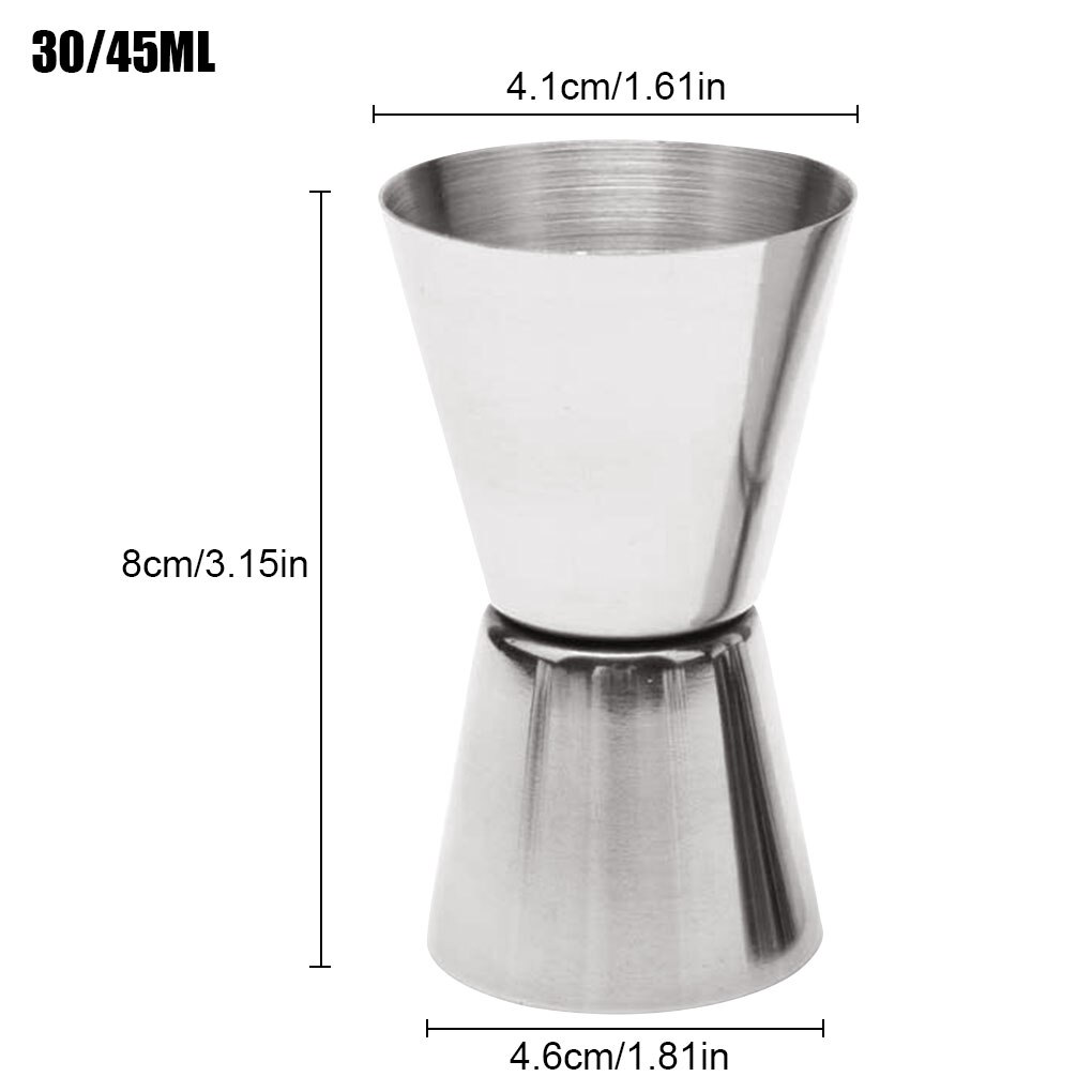 Dual/Single Shot Measure Cup Stainless Steel Pub J... – Grandado