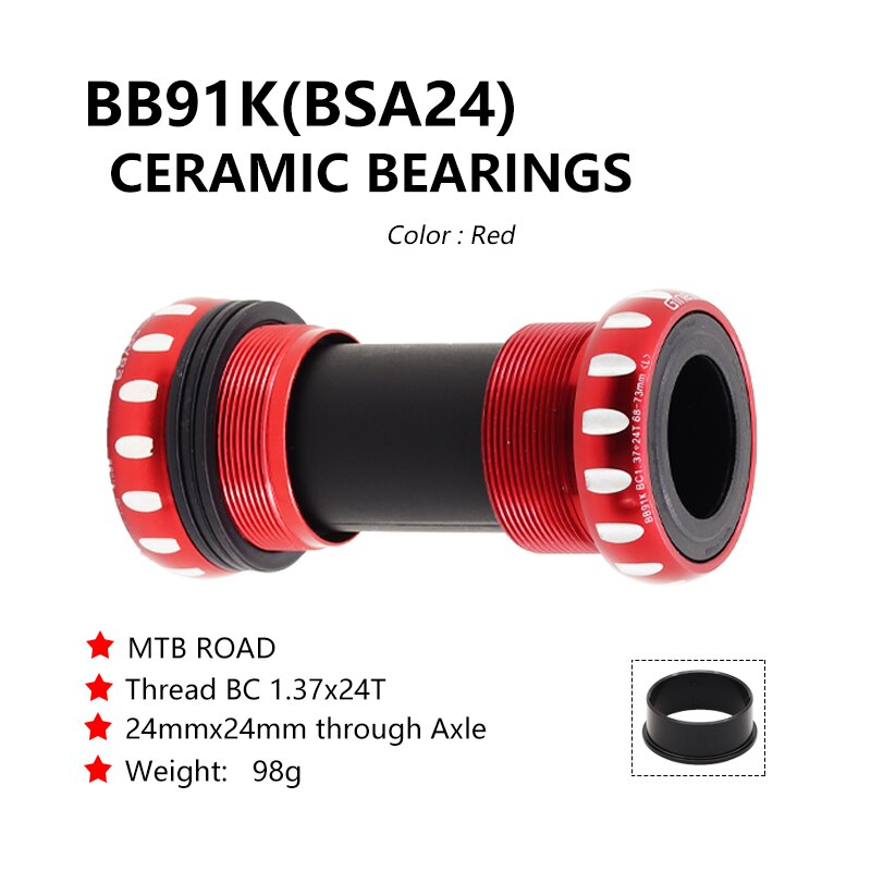 BB91 BB92 BSA30 Ceramic Bearing Bottom Bracket Sea... – Grandado