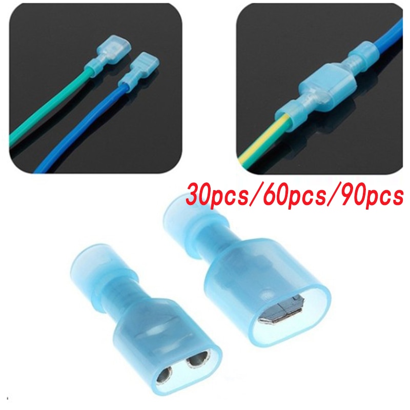 Nylon fully insulated spring terminals FDFN2-250 c... – Grandado