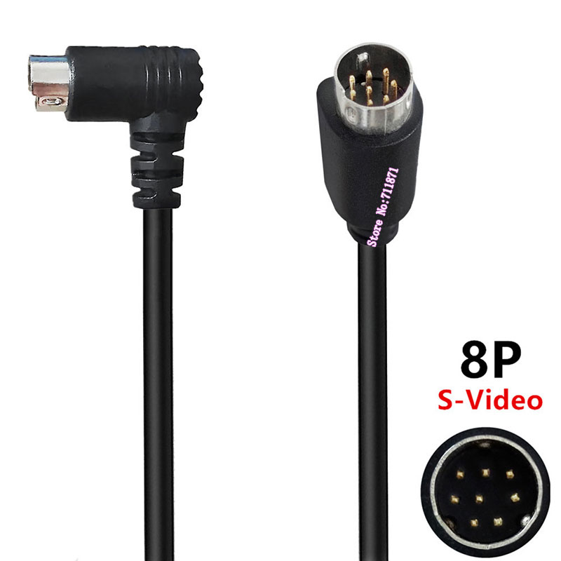 8 Needle 8Pin Mini Din S-Video Male to Male Audio ... – Vicedeal