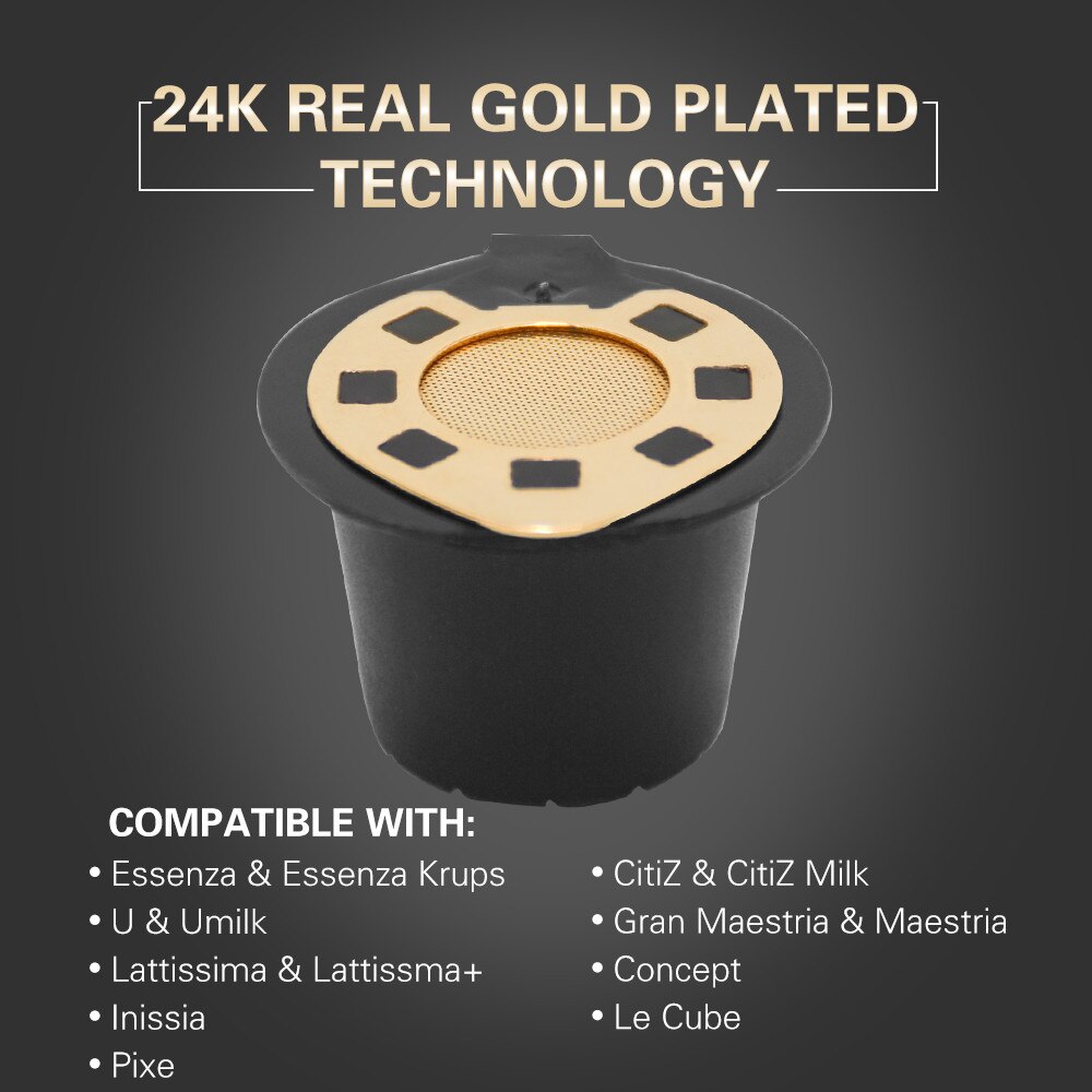 Fillable reusable coffee shell coffee capsules for... – Grandado