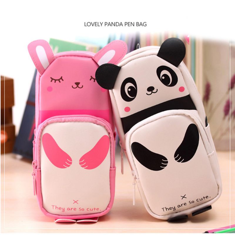 Cute Panda Bunny Pencil Case Pencil Case Stationer... – Grandado