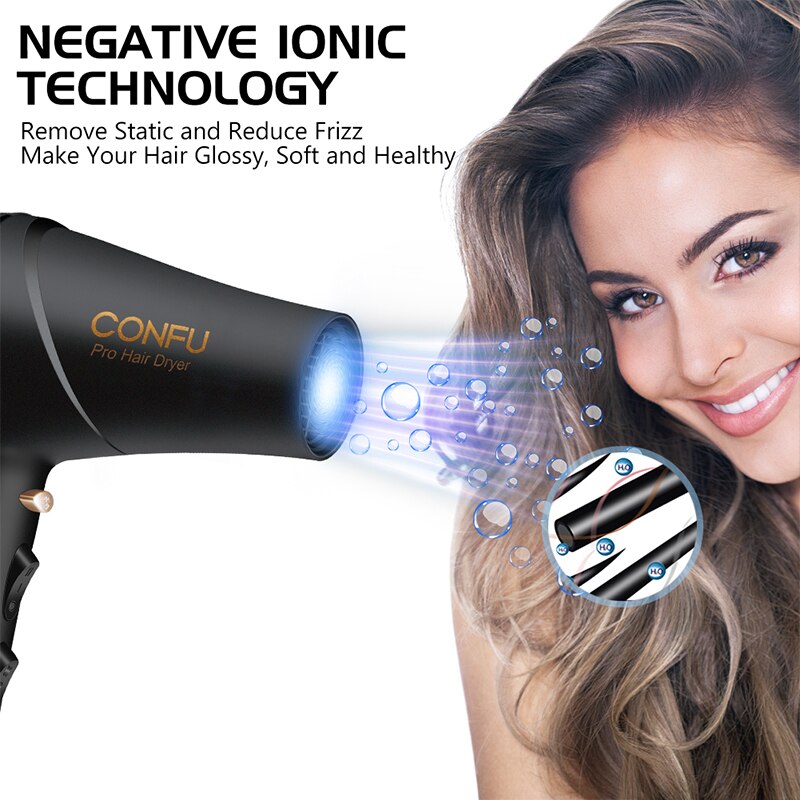 CONFU 1875/2300W Ionic Salon Hairdryer Hair Dryer ... – Grandado