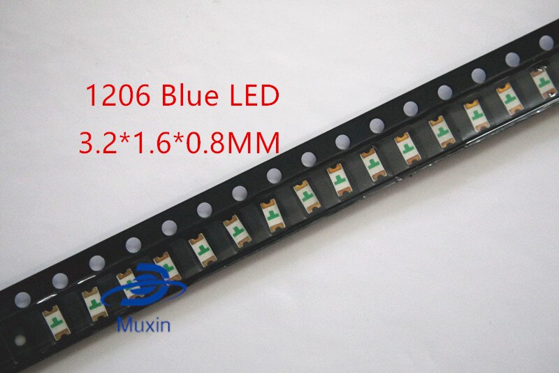 1206 SMD LED Blue light emitting diode 100pcs/lot – Grandado