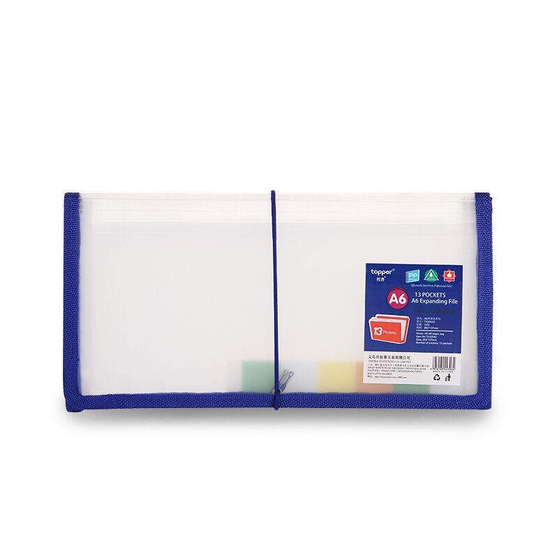 10 Fluorescent color A6 Expanding File Folder Docu... – Vicedeal