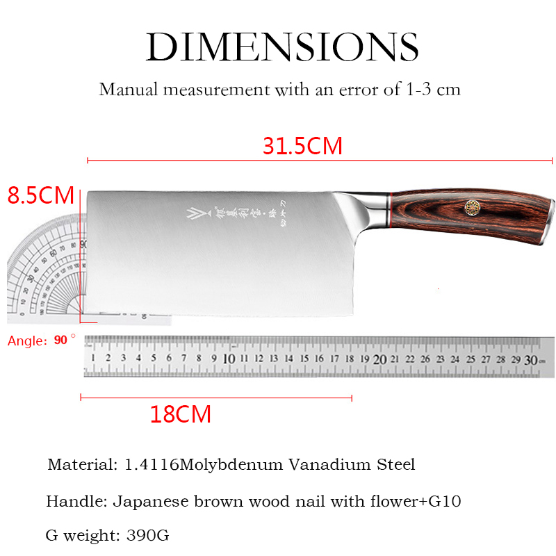 Chinese Kitchen Chef Knife Multifunctional Meat Cl... – Vicedeal