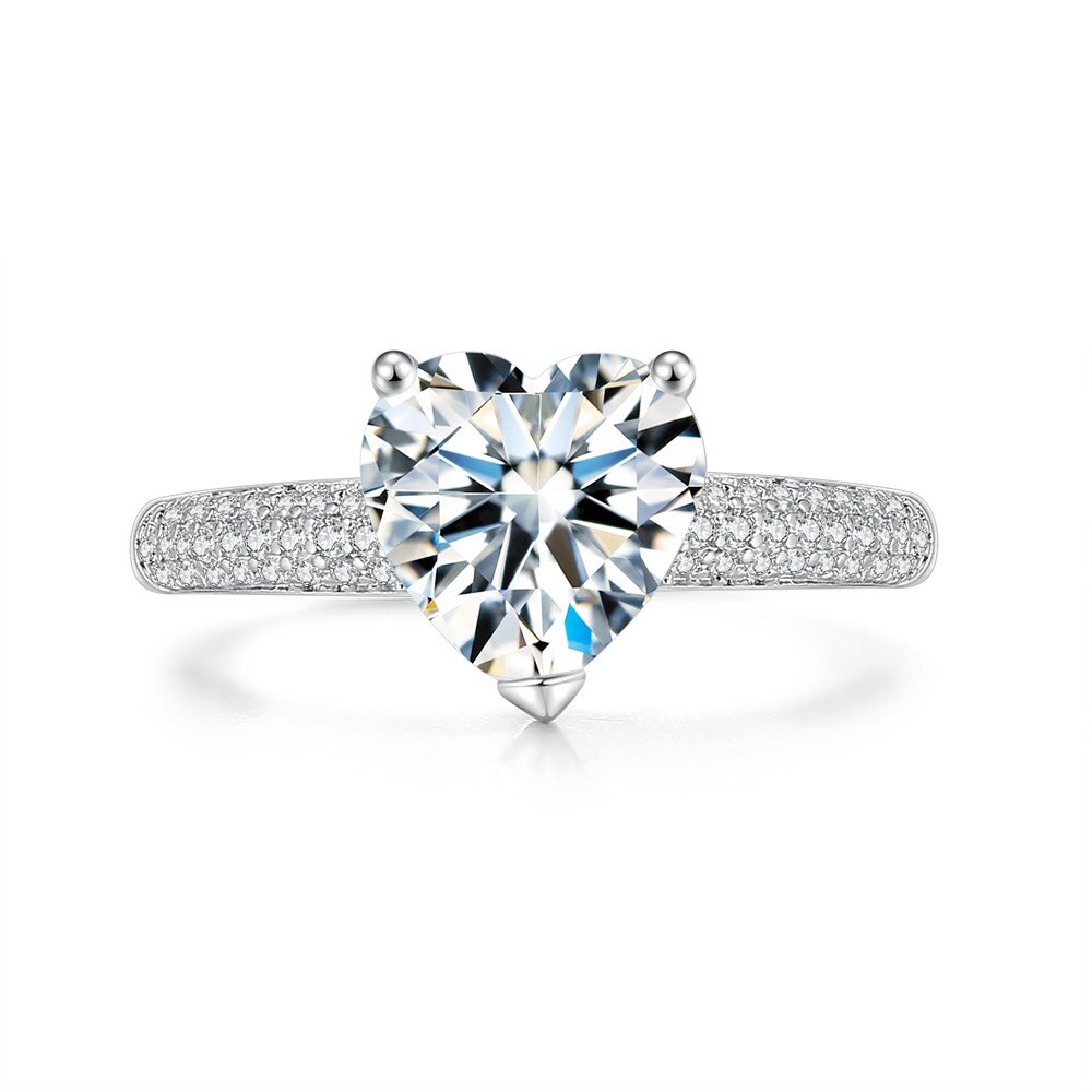 Hochzeit Liebe Ringe Für Frauen Luxus Braut Herz S... – Grandado