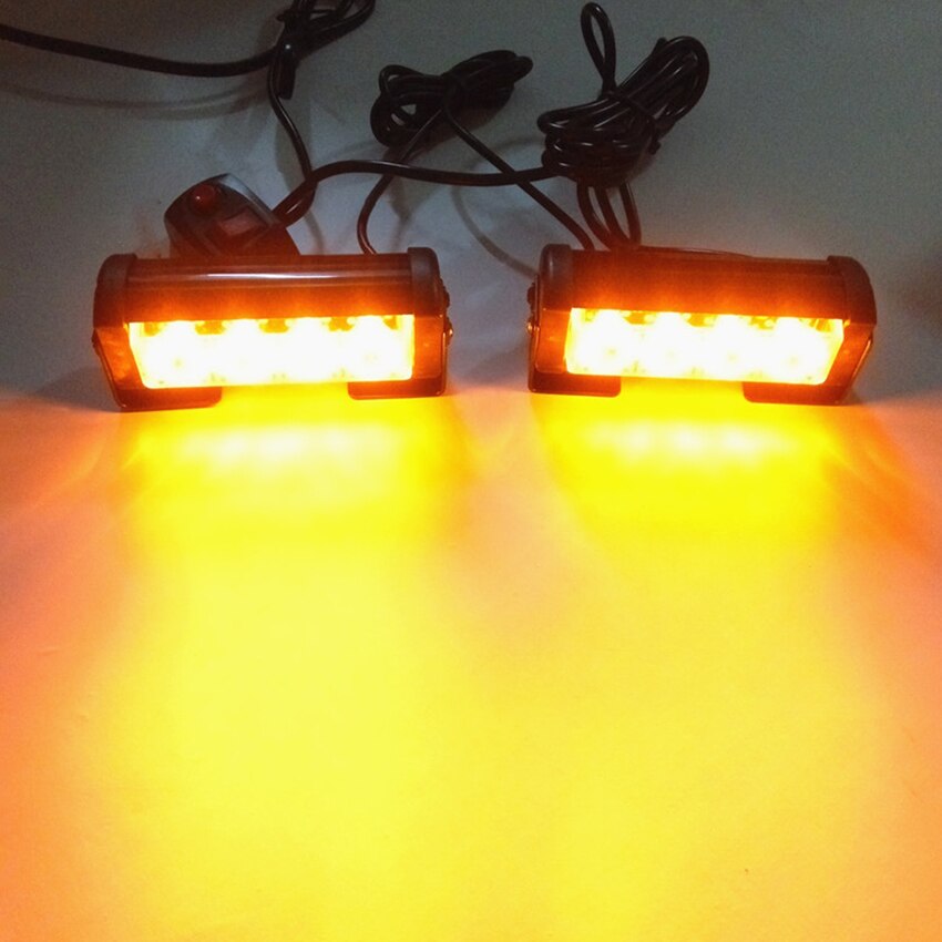 8W 4 LED Traffic Safety Lights Flashing Warning La... – Grandado