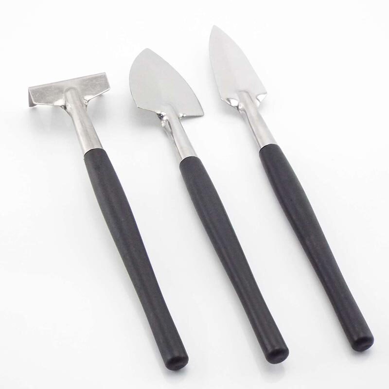 3Pcs Mini Schop Hark Set Houten Handvat Metal Head... – Vicedeal