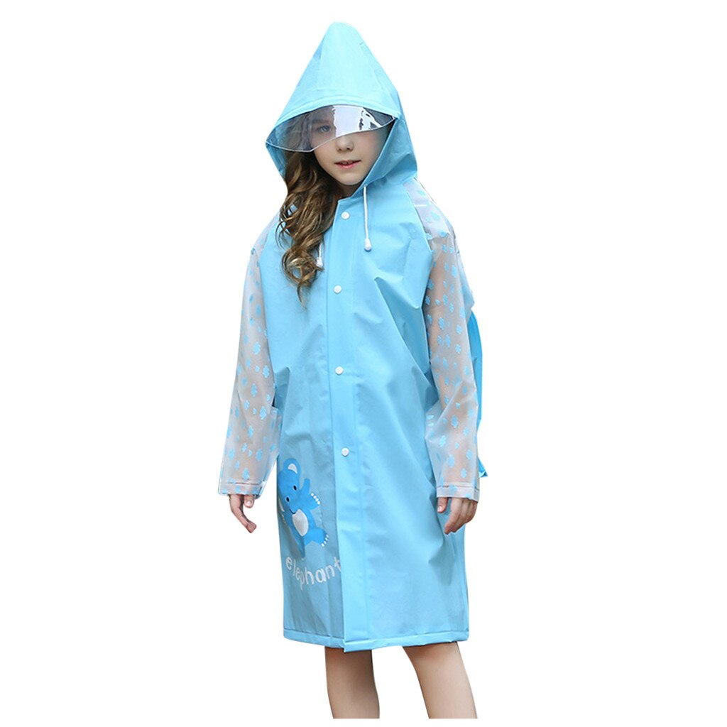 Kids Raincoat Clear Rain Jacket Rain Coat Rain Wea... – Grandado