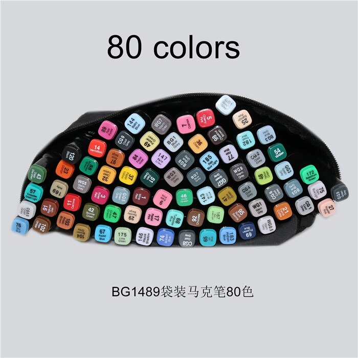 Marker Color Art Mark set double head 30/40/60/80 ... – Grandado