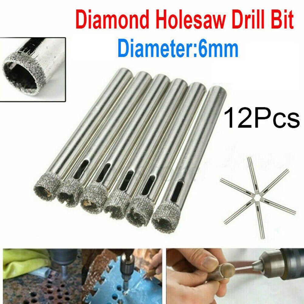 12Pcs 6mm Diamond Drilling Core Bits Connection Po... – Grandado