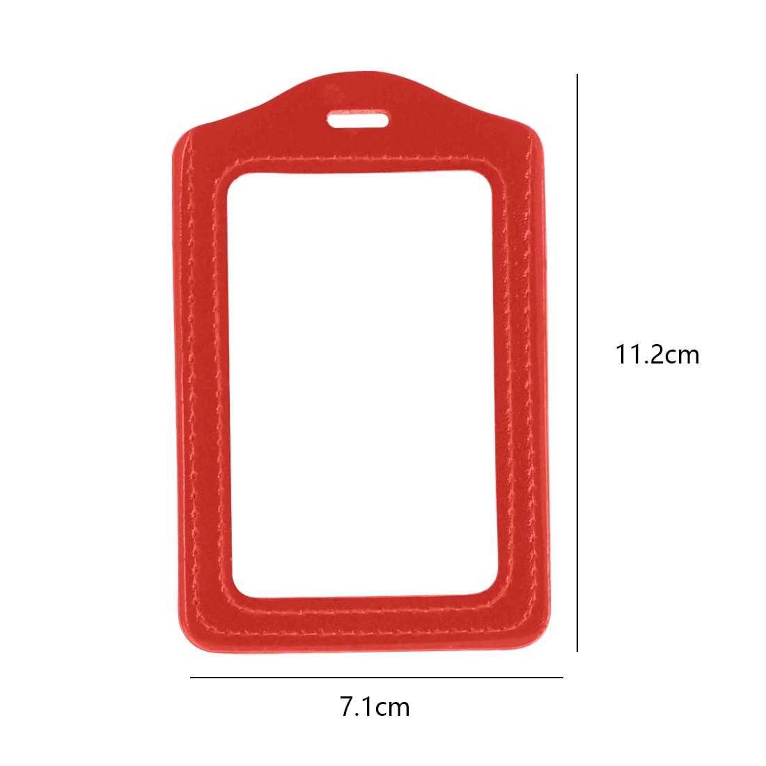 PU Leather ID Badge Case Clear and Color Border La... – Vicedeal